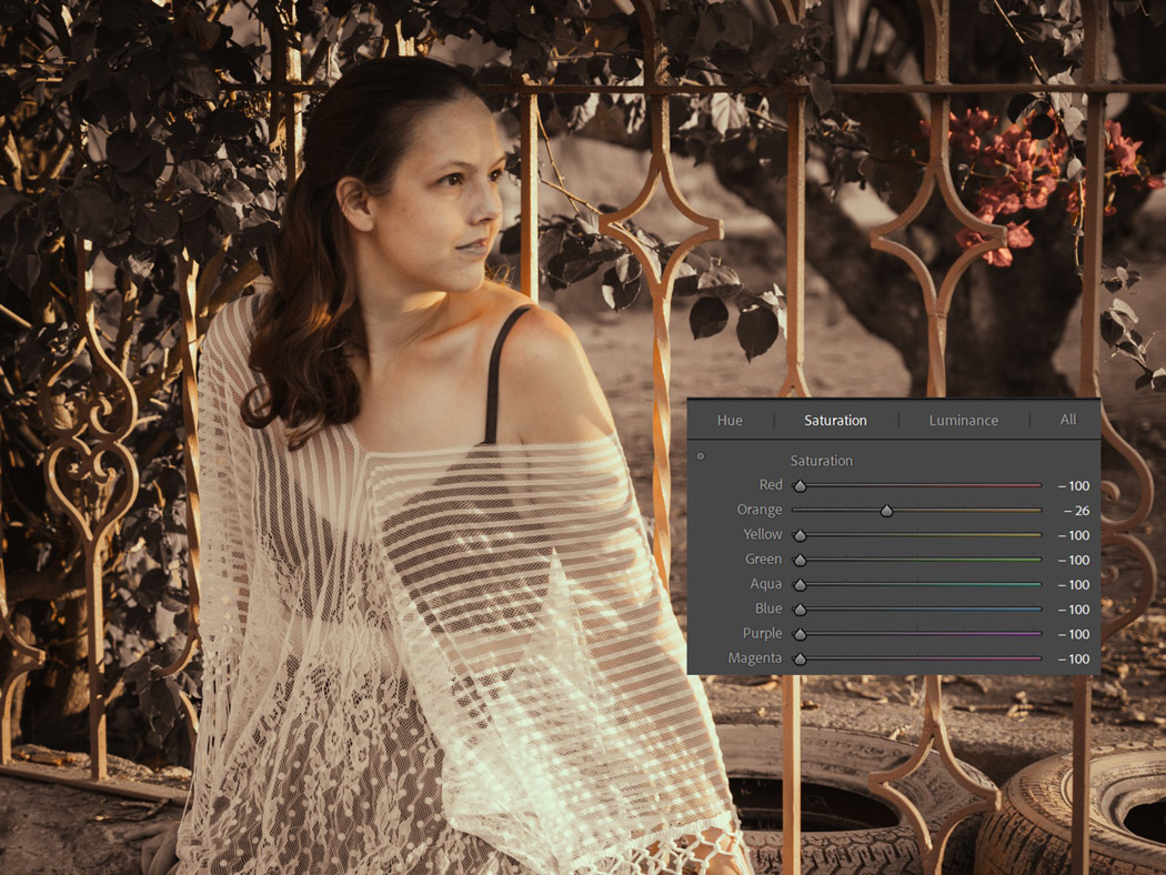Editing gold tone photos in color. The perfect recipe!