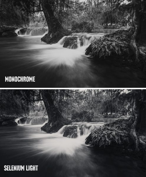 How I create Selenium toning on digital.