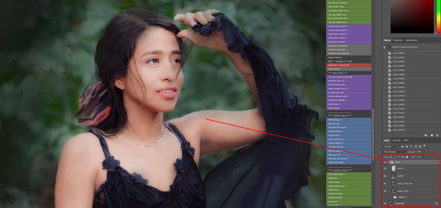 This Secret Layer technique makes all 3 levels of editing easier ...