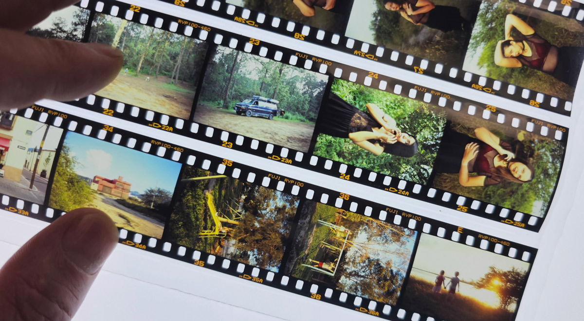 I made the Velvia 100 look on digital and it teaches the contrast of ...